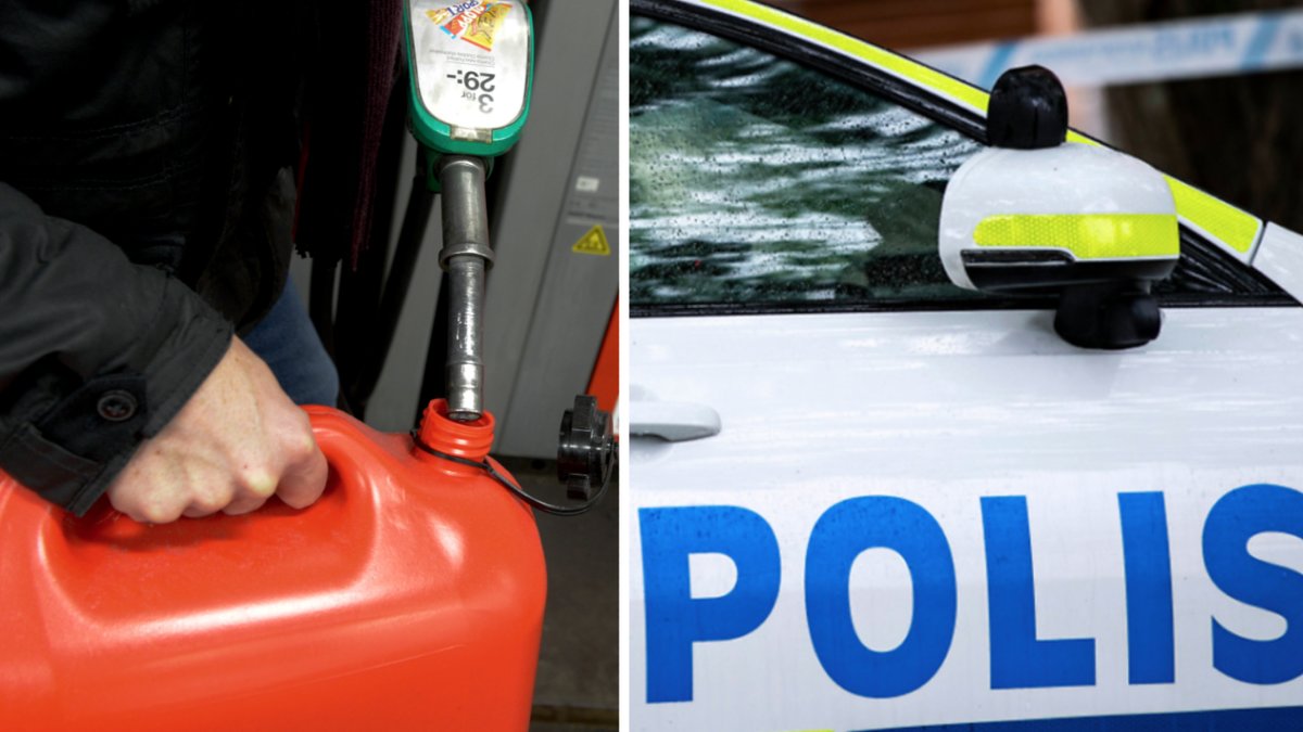 Hällde Bensin I Pizzeria — Pressade ägarna På Pengar